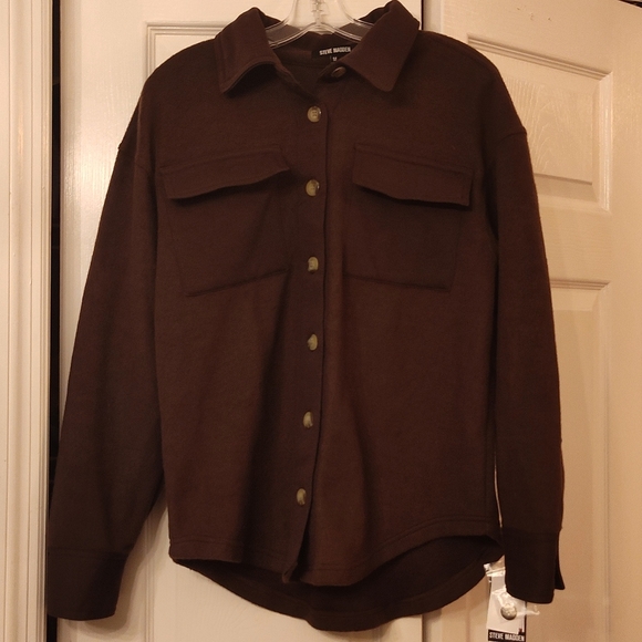 Steve Madden | Jackets & Coats | Nwt Steve Madden Heavy Weight Shacket ...